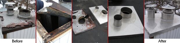 Chimney Chase Cover Installation Near Me - Poughkeepsie NY - All Seasons